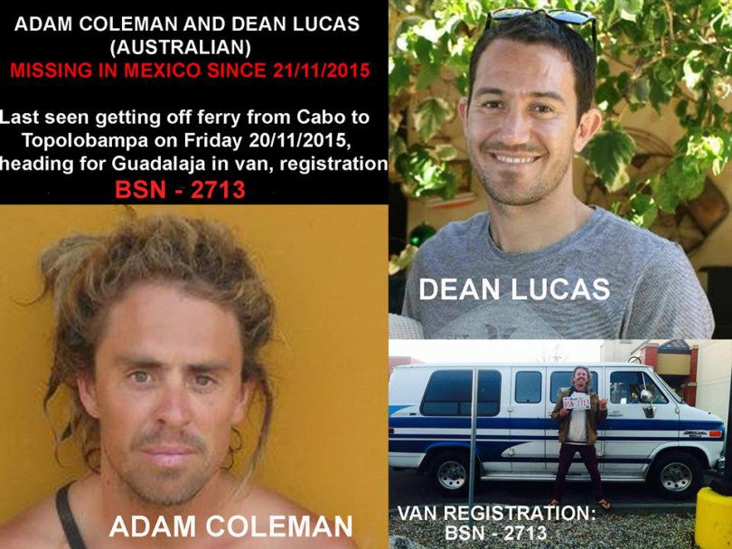 Two Australian Surfer Adam and Dean are looking for information missin ...